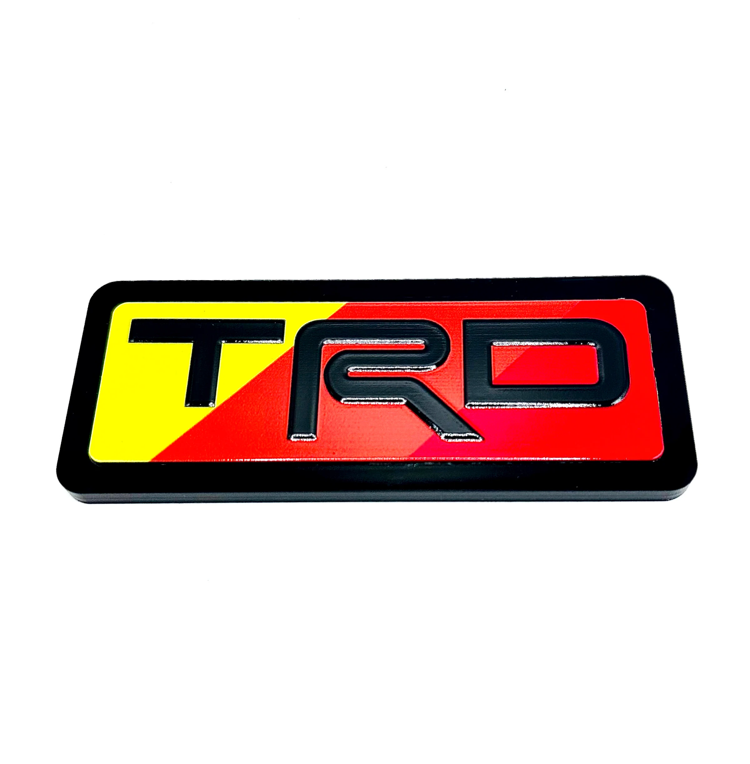 TRD Logo Heritage Color TOPO Emblem Badge C-Pillar Grille Toyota Tacoma ...