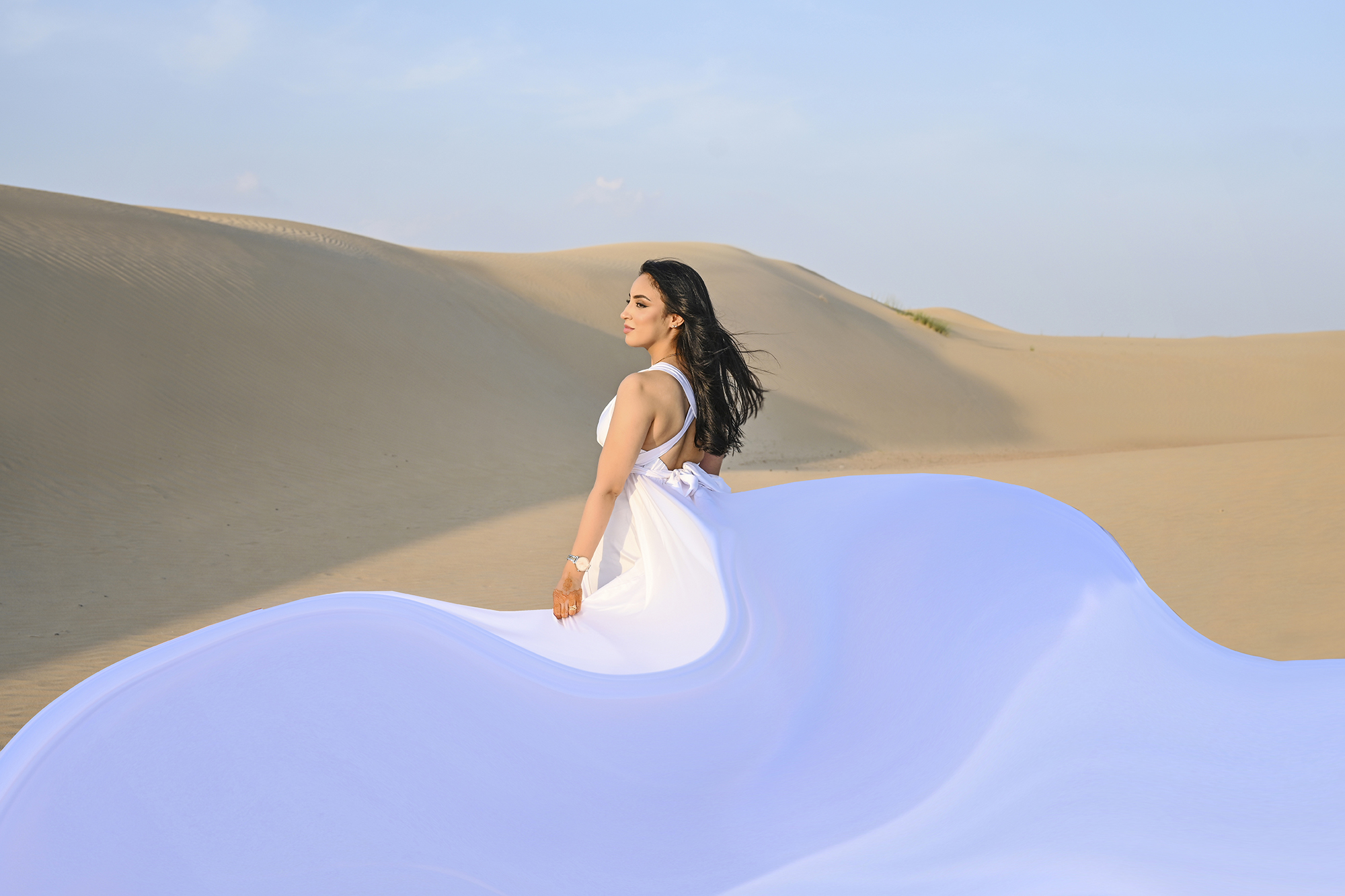 Soar into Summer with a Flying Dress Photoshoot in Dubai