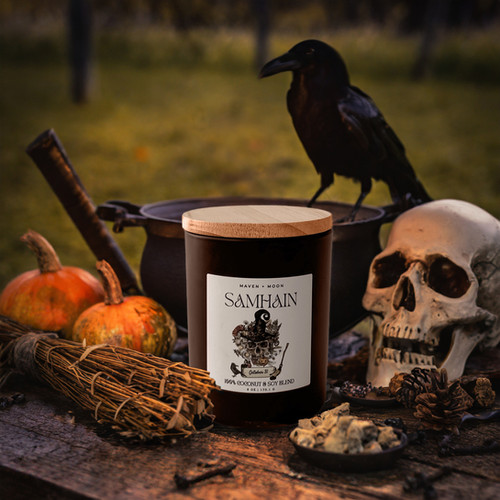 Samhain Candle – Ancestral Coconut Soy Candle for the Witches’ New Year