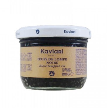 Kaviari - Black lumpfish roe/caviar - 100g | H&T wine gallery
