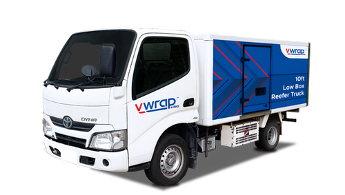 10Ft Reefer Truck Wrap | VWrap.sg