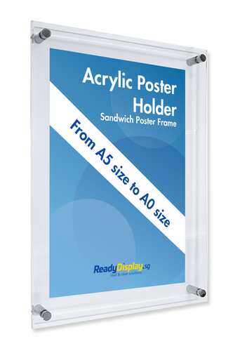 Acrylic Poster Holder | ReadyDisplay.sg