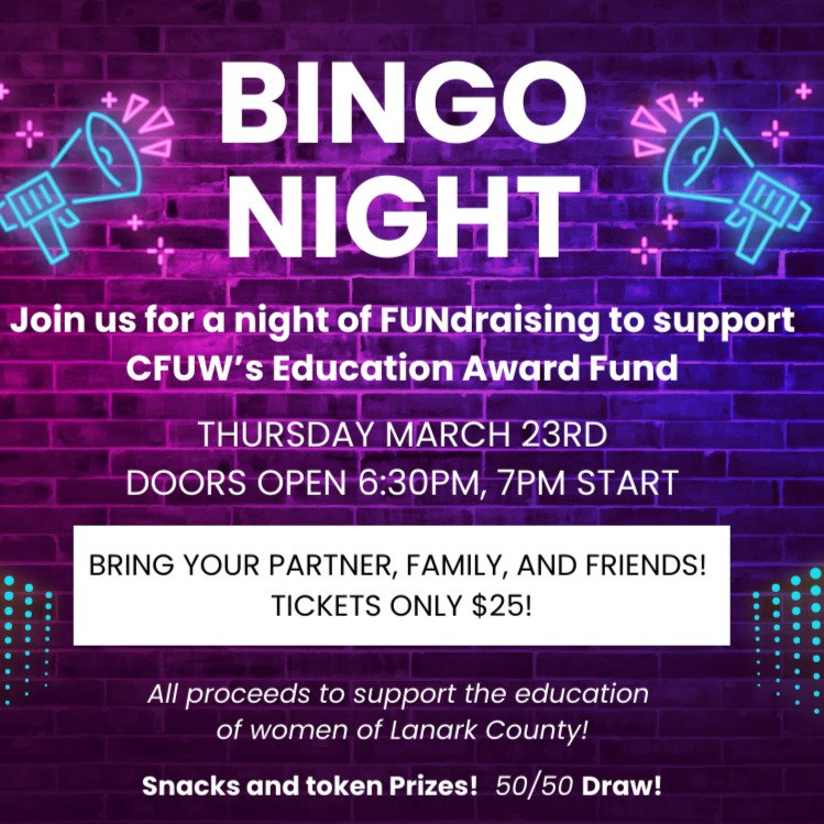 Join Us For A Bingo FUNdraiser CFUW Perth join-us-for-a-bingo-fundraiser-cfuw-perth