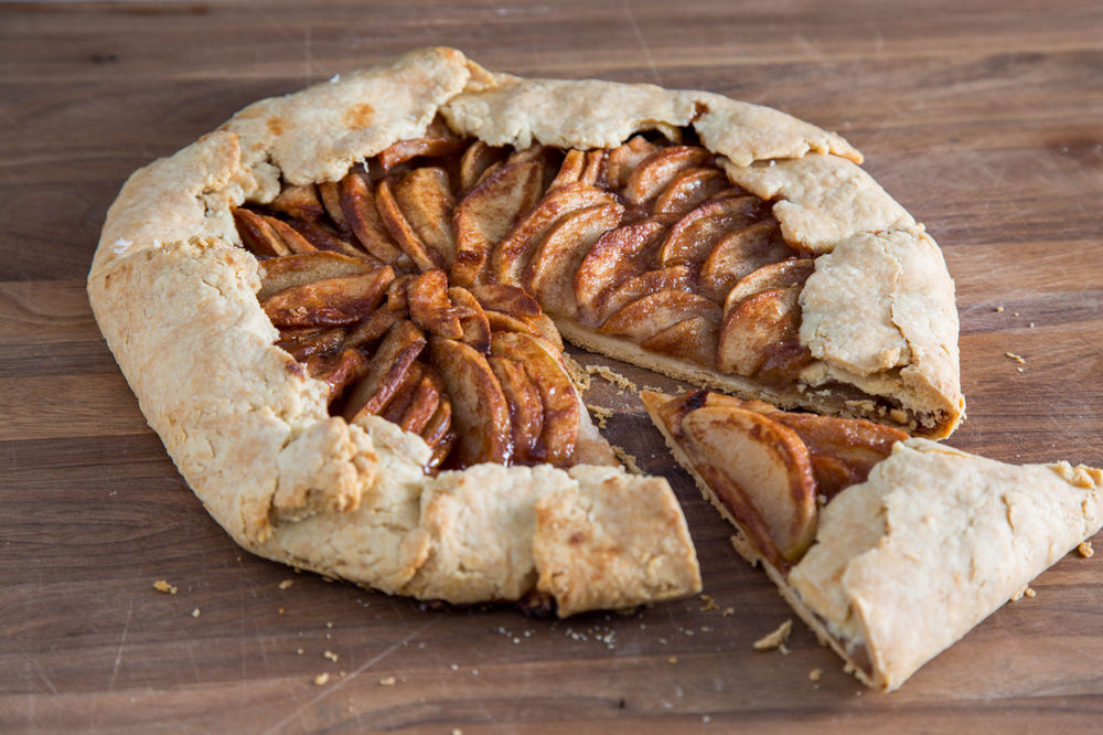 APPLE PIE GALETTE...a free-form, rustic, less fancy apple tart
