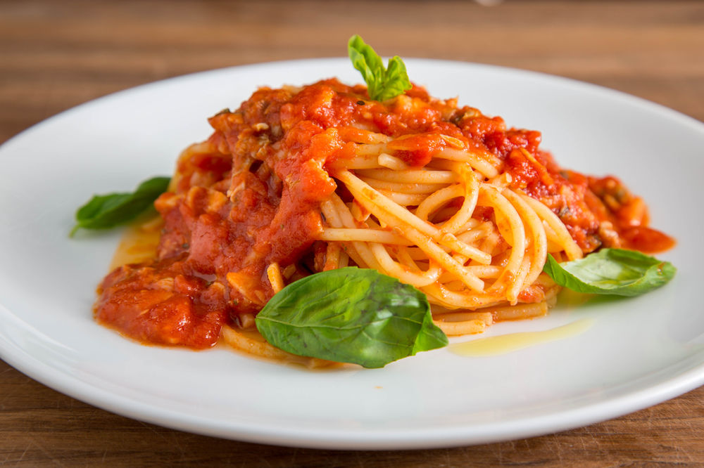 PASTA with RED CLAM SAUCE