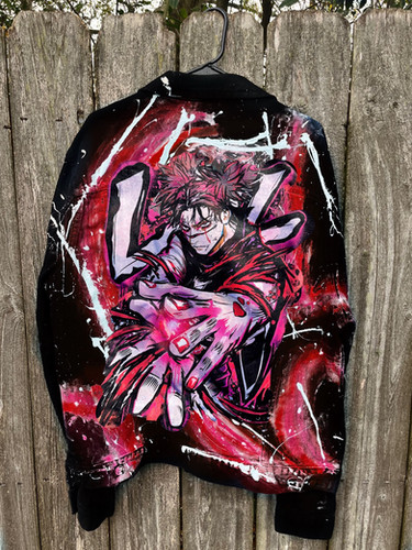 Sleepy Emo Princess 🩸 Black Denim Jacket | LoversOverLosers