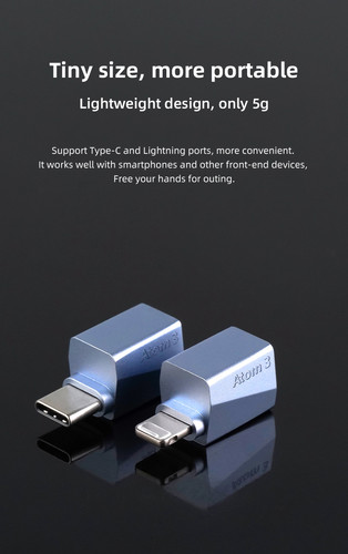 atom 3 USB type-c or Lightning version DSD mini-DAC with 3.5mm earphone ...