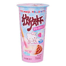 Meiji Yan Yan Hello Kitty Biscuit Sticks With Strawberry Flavoured Dip ...