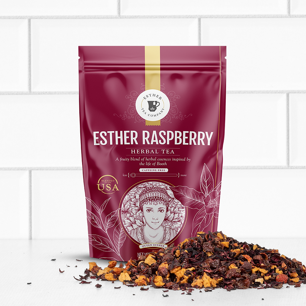 Esther Raspberry Herbal Tea | Esther Tea Company