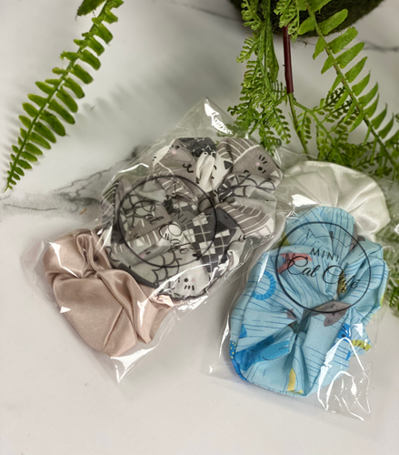 Cat Themed Scrunchies 2pck | Furry Friends