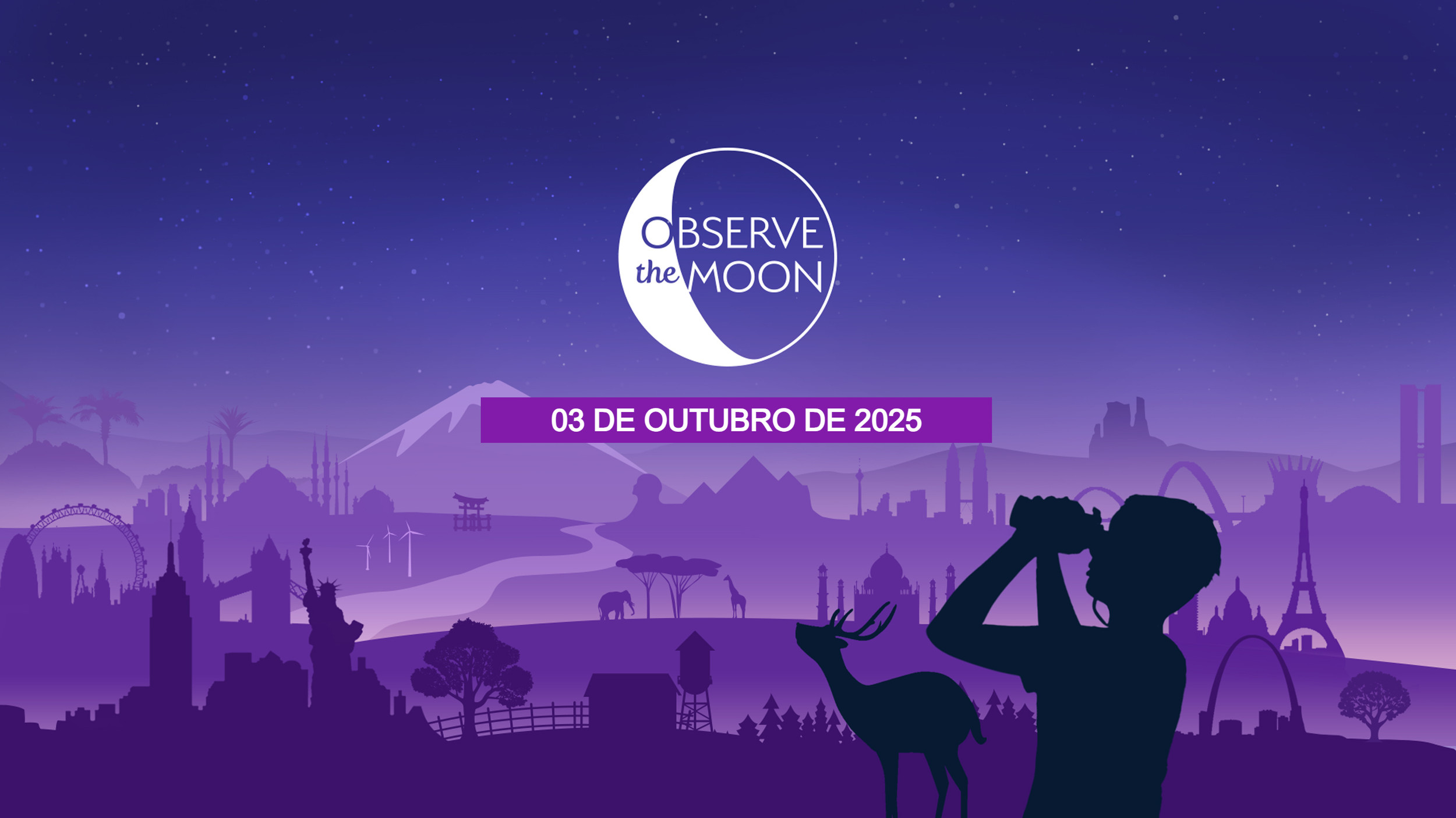NASA Observe the Moon Night 2025 | Clube de Astronomia Centauri