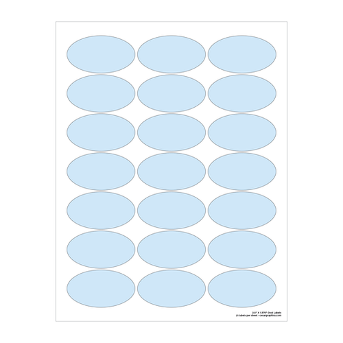 Transparent Oval Labels | Cesar Graphics