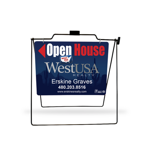 18 x 24" Steel Frame Sign | Cesar Graphics