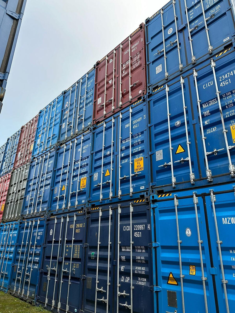 40ft High Cube Containers - Like New | Ord Industrial