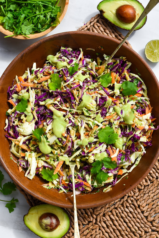 Slaw meets Guac Salad