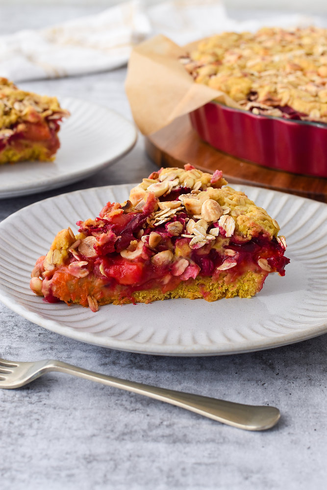 Summer Fruits Crumble Pie