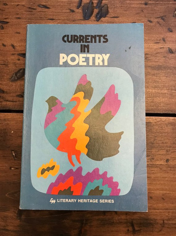 Poetry Book, Currents in Poetry, 70s Poetry Text Book, Prose, Sonnets ...