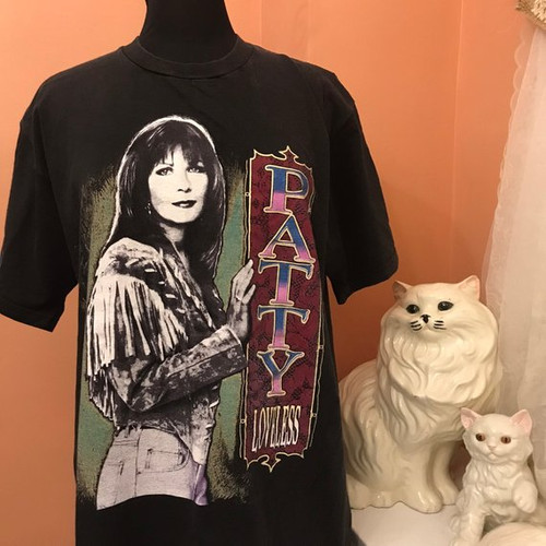 Vintage 90s Tshirt, Vintage Tshirt, Patty Loveless Tour Shirt, Country ...