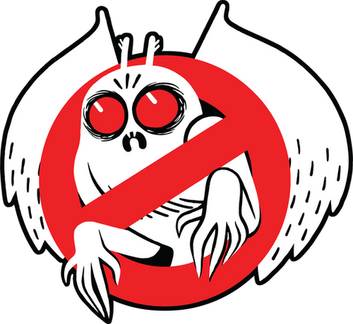 No Mothman Patches & Pins | ruckustees