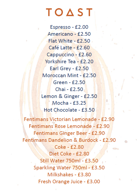 Coffee & Tea | UK | Toast Altrincham