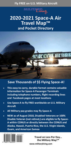 Space-A Air Travel Map and Pocket Directory™ | Military Living