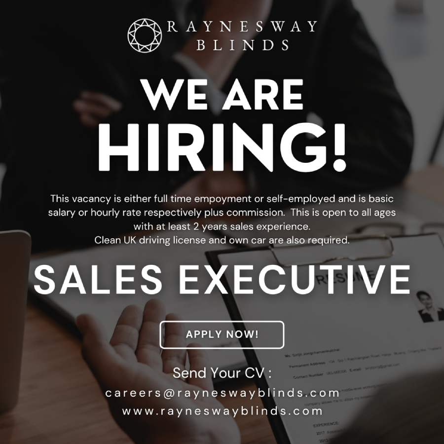 Join Our Dynamic Team | Raynesway Blinds