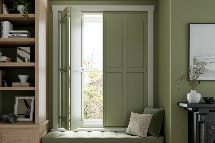 Elegant Custom Solid Shutters for Spaces | Raynesway Blinds