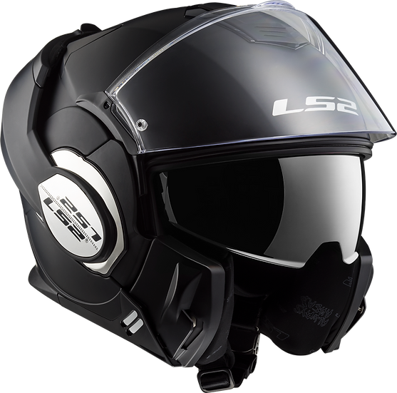 LS2 Valiant Modular Helmet Matte Black | Magic City CustomWor