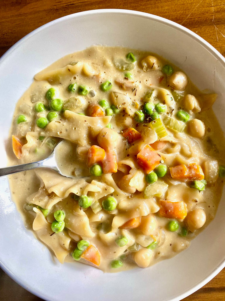 Cream of Chick(pea) & Noodles