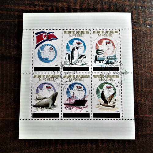 1st Anniversary Of Antarctic Exploration Minisheet 1991 | Propagandaworld