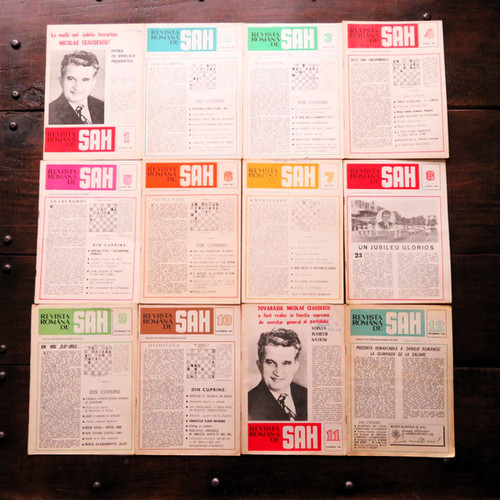 Magazine Romania Romanian Chess Magazine 1984 Complete | Propagandaworld