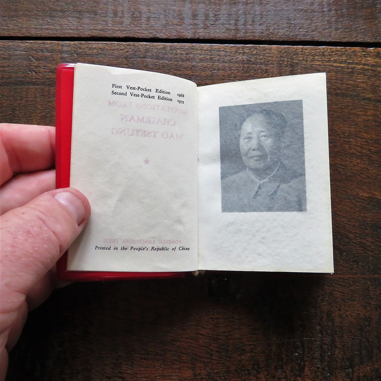 Book China Red Book Mao Zedong 1972 | Propagandaworld