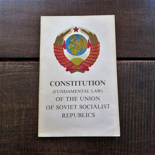 Book Soviet Russia Constitution Of The Union Of Soviet Socialist ...