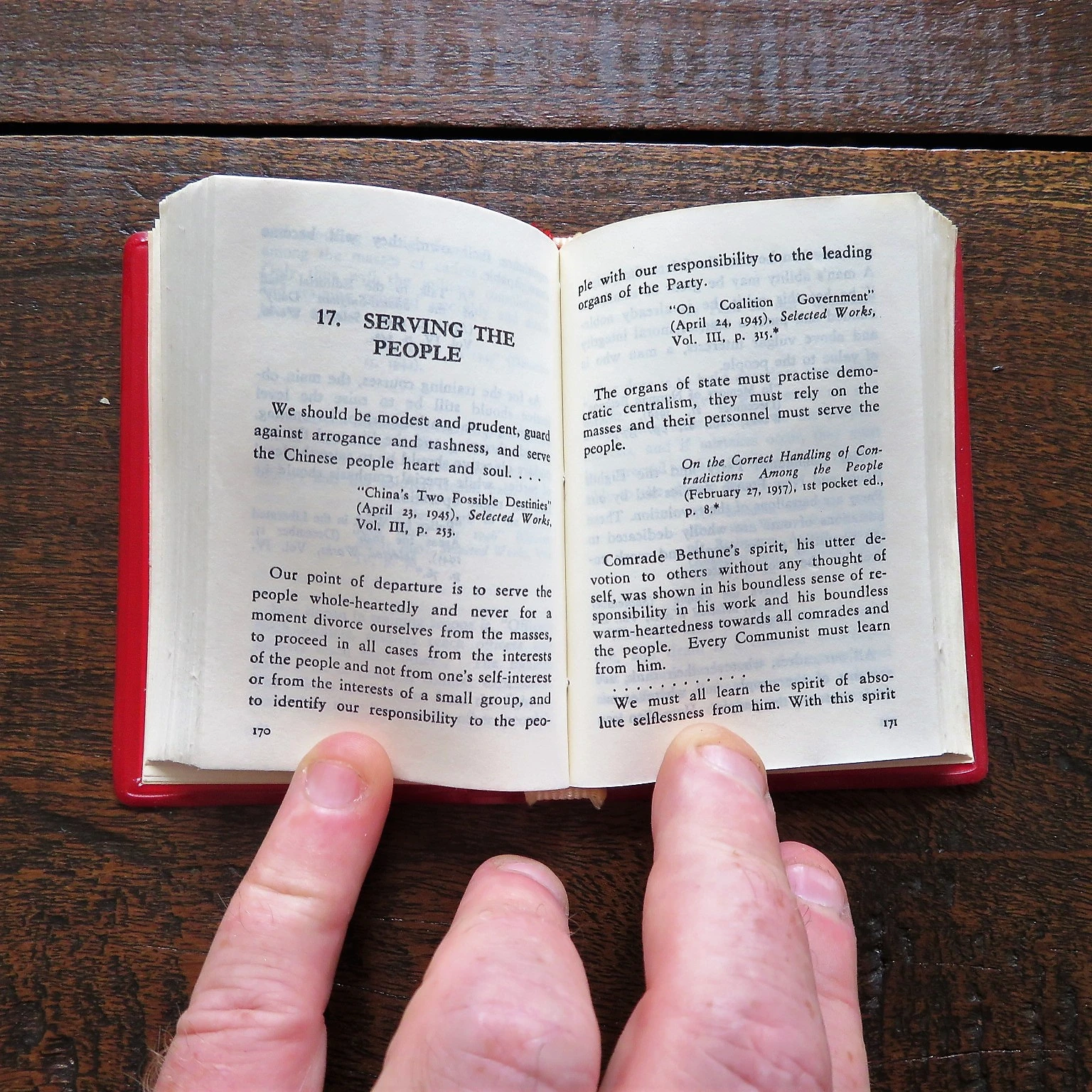 Book China Red Book Mao Zedong 1972 | Propagandaworld