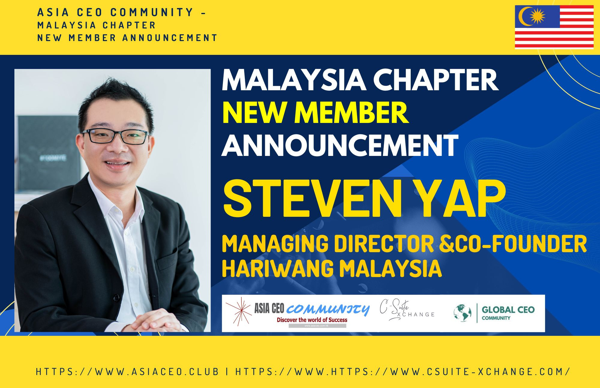 ASIA CEO COMMUNITY - Meet Our Members (Steven Yap)
