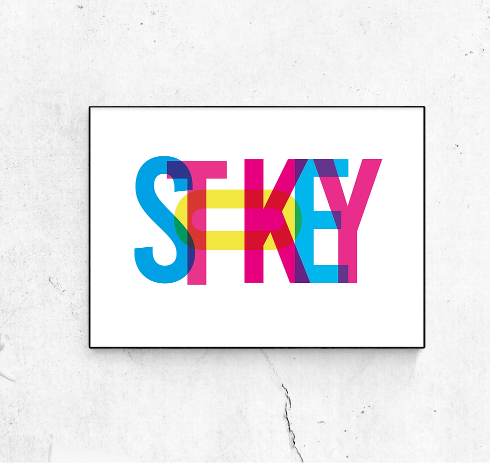 Stokey London Illustrated Art Print. | eyeforlondonprints