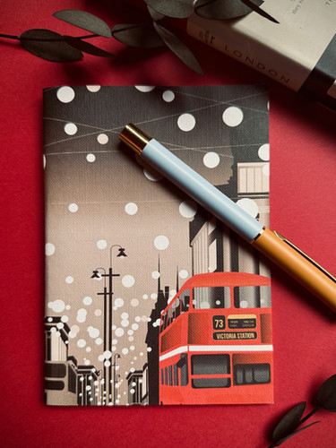 Christmas in London Mini Notebooks | Eye for London Prints | London