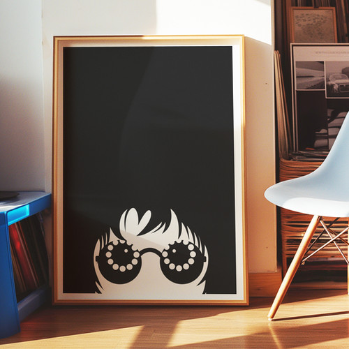 Oasis Wonderwall Illustrated Art Print | eyeforlondonprints