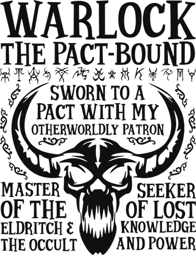 Warlock Class Sign | HenkelMade NerdCraft