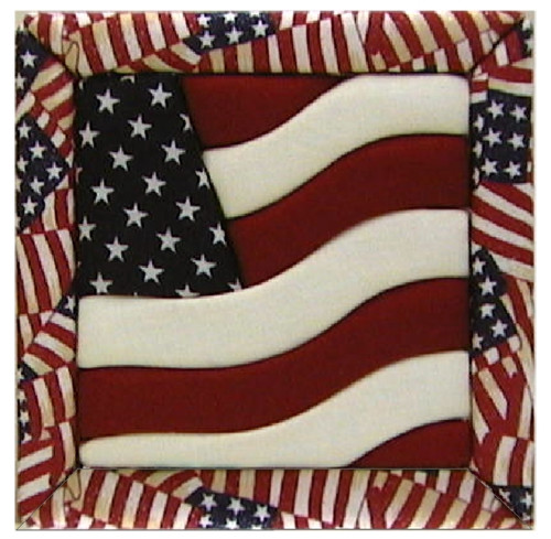 #535 Mini Flag | quilt-magic