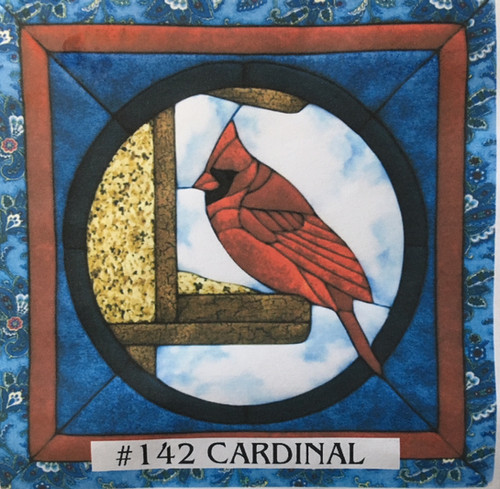 #142 Cardinal | quilt-magic