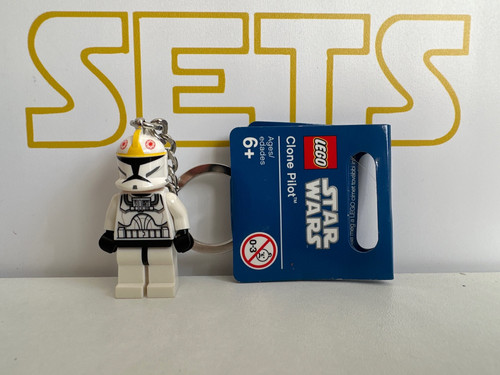 Brand New Star Wars Clone Pilot Keyring 853039 | Retired Sets