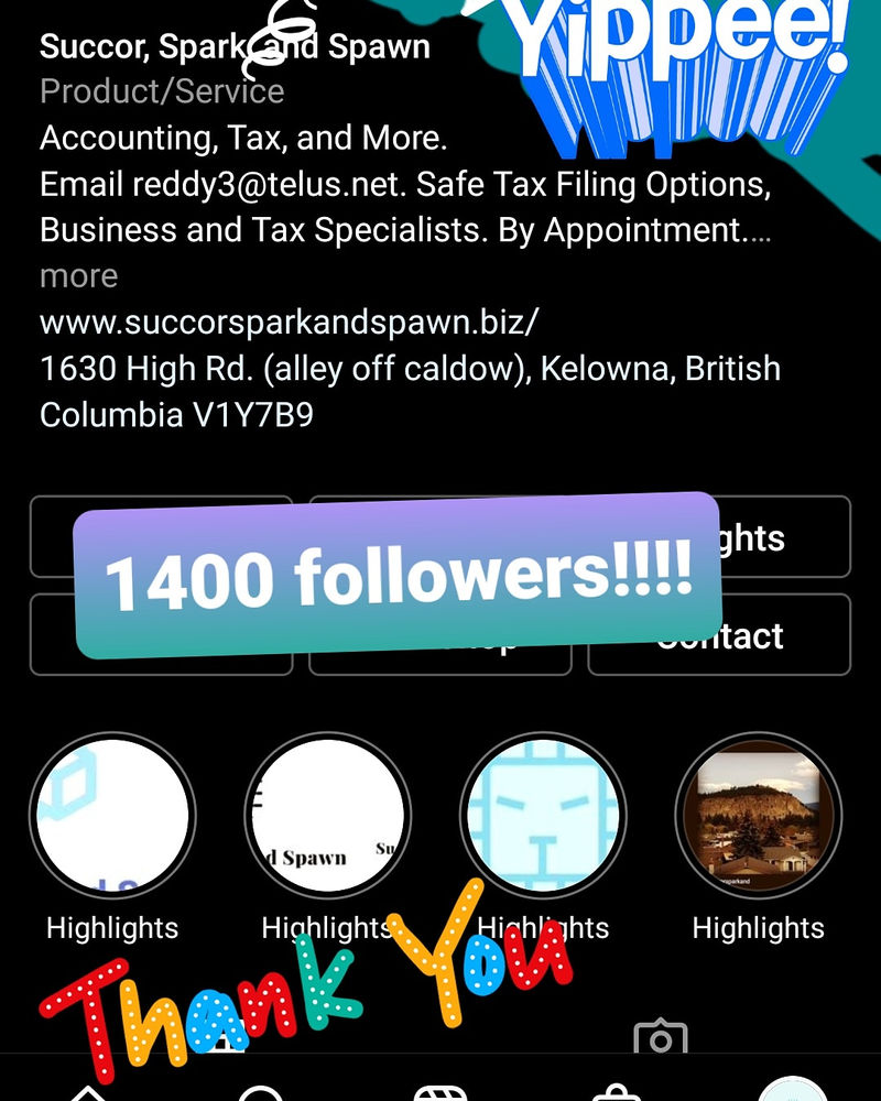 Thanks for 1400 followers on Instagram :)