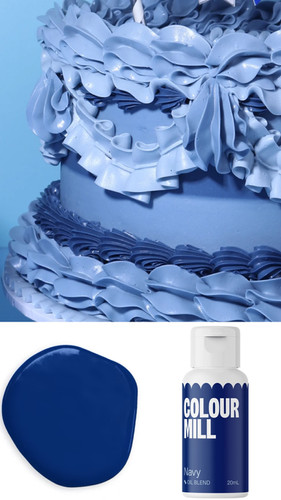 Navy Blue Colour Mill Oil Based Colouring, 20ml. | Berry Couture