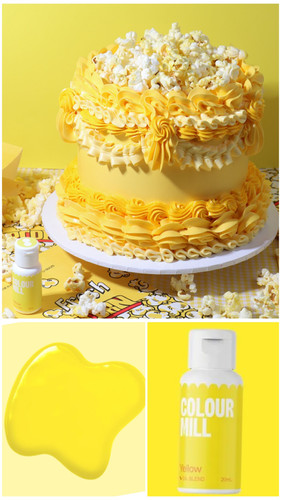 Yellow Colour Mill Oil Based Colouring, 20ml. | Berry Couture