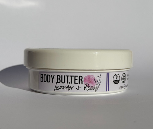Body Butter- Lavender & Rose | Jufray Organic