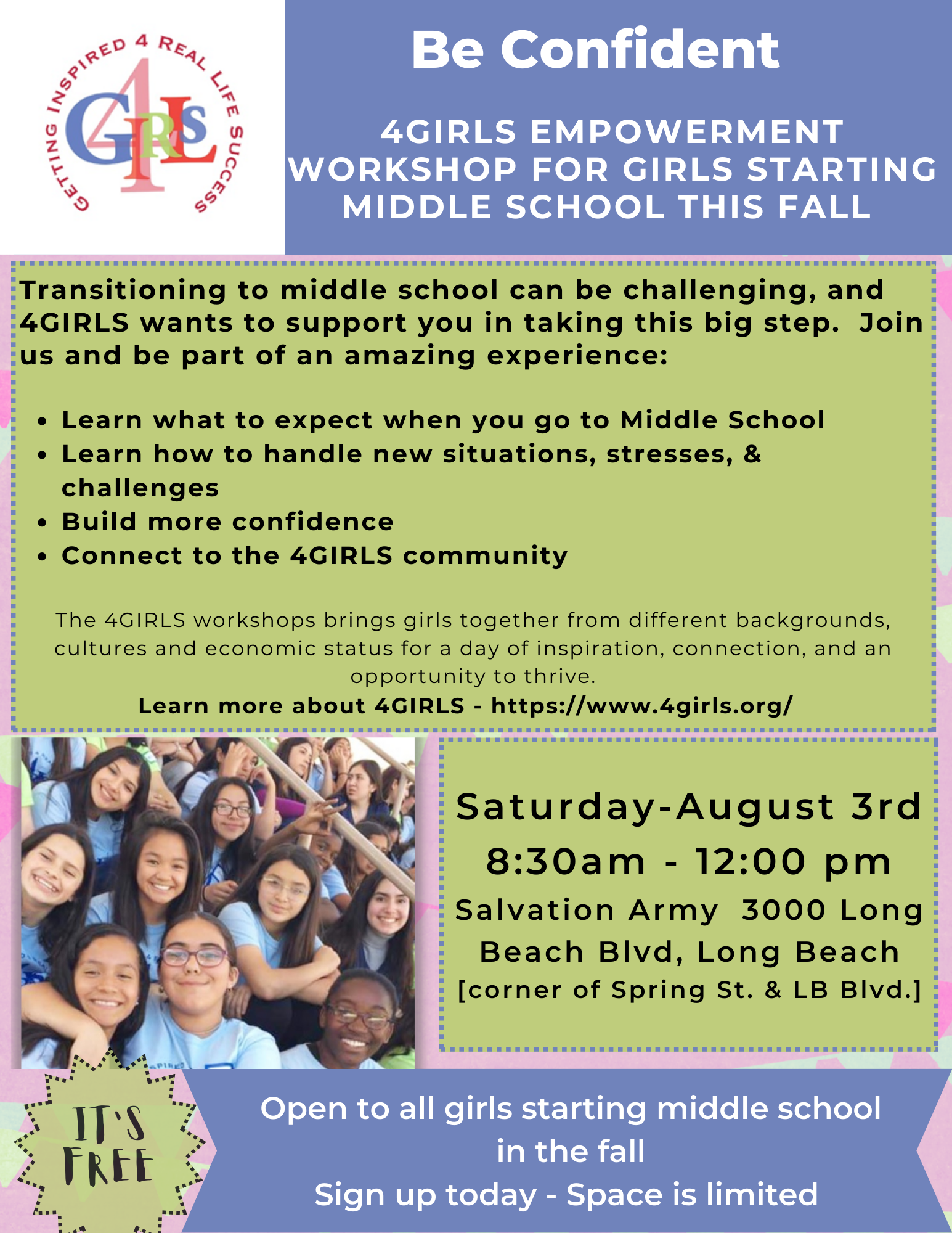 4GIRLS Empowerment T-Workshop | 4GIRLS Organization