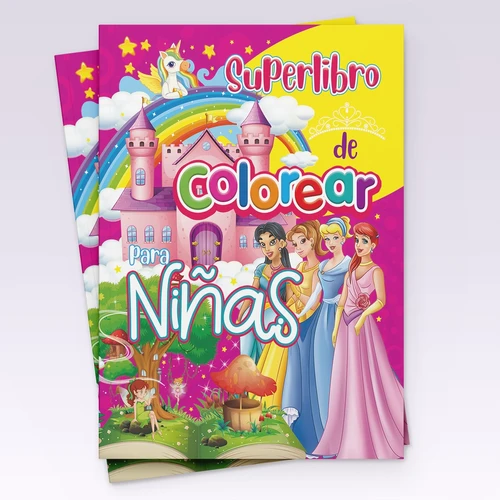 Super libro colorear para niñas | Tienda Escar