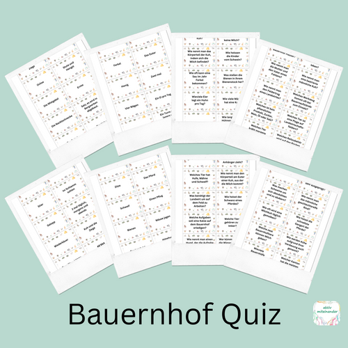 Bauernhof Quiz