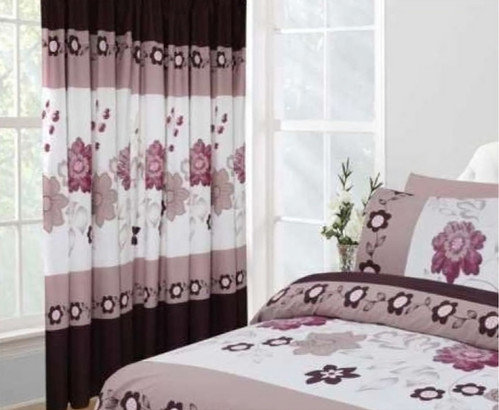 Wildberry "Phoebe" floral design curtains | BedsSofasBedding.com